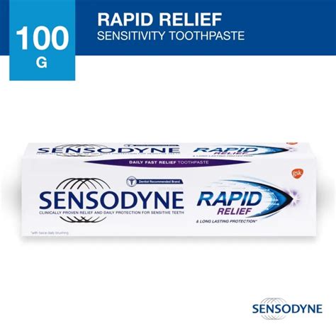Sensodyne Sensitive Rapid Relief Toothpaste 100g Lazada Ph