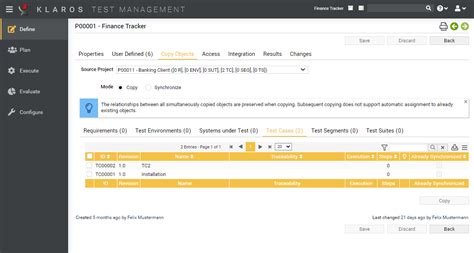 Test Management Software Features Klaros Test Management