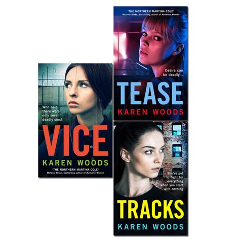 Karen Woods Collection 3 Books Set Vice Tease Tracks New — The Book