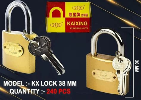 Padlock Size 38 Mm 3 Keys At ₹ 24 Piece In Mumbai Id 2851109983588