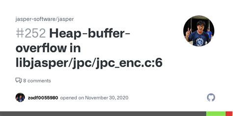 Heap Buffer Overflow In Libjasperjpcjpcencc629 · Issue 252