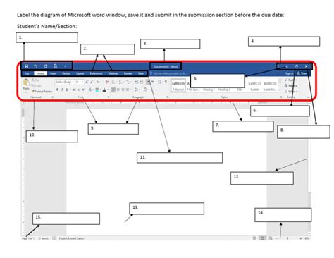 label the diagram of microsoft word window pdf format pdf