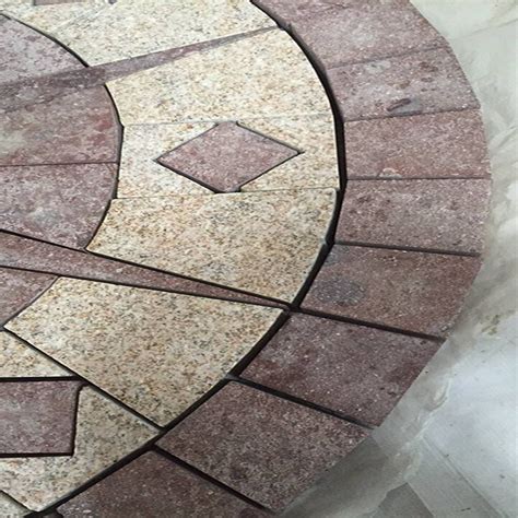 Nice Compass Design Granite Cobblestone For Landscaping Shihui Stone