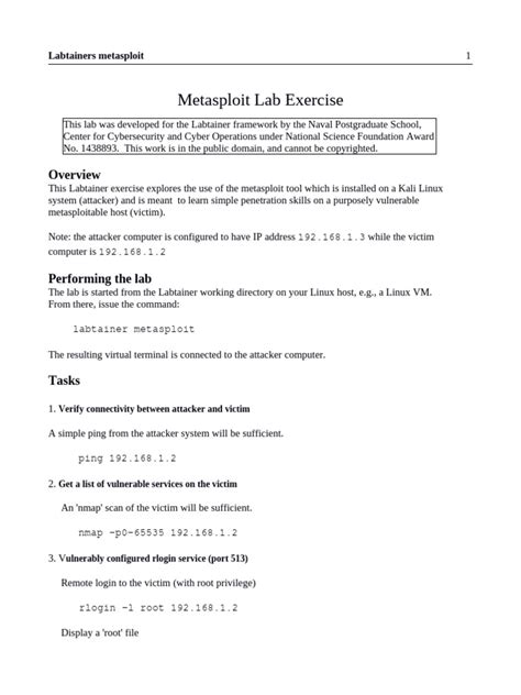 Metasploit Pdf Computer Engineering Computing