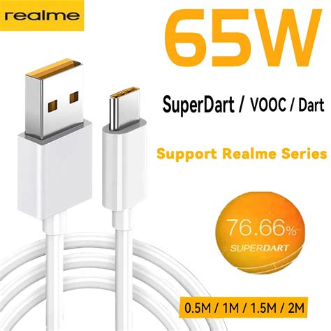 Original Realme Superdart Fast Charge Usb Type C Cable For Realme Gt Pro Neo T