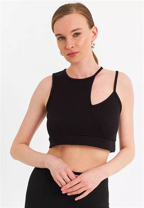 Buy Cool And Sexy Cut Out Crop Top Online Zalora Malaysia