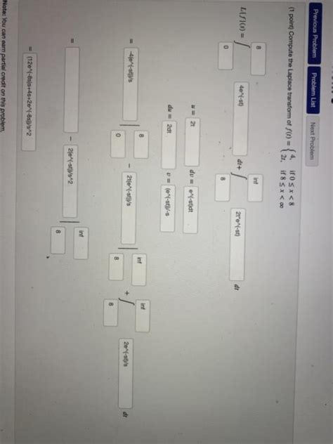 Solved Previous Problem Probler List Next Problem 1 Point
