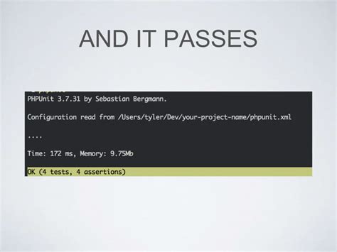 Test Driven Development With Laravel Ppt