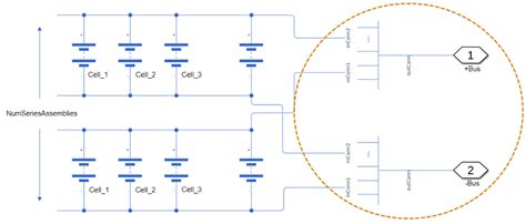 module create module of battery parallel assemblies matlab