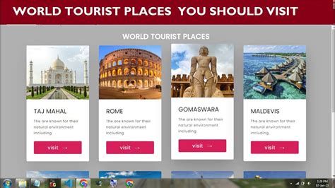 Create Responsive Cards With Hover Effects Using Htmlcss And Flex Box Youtube