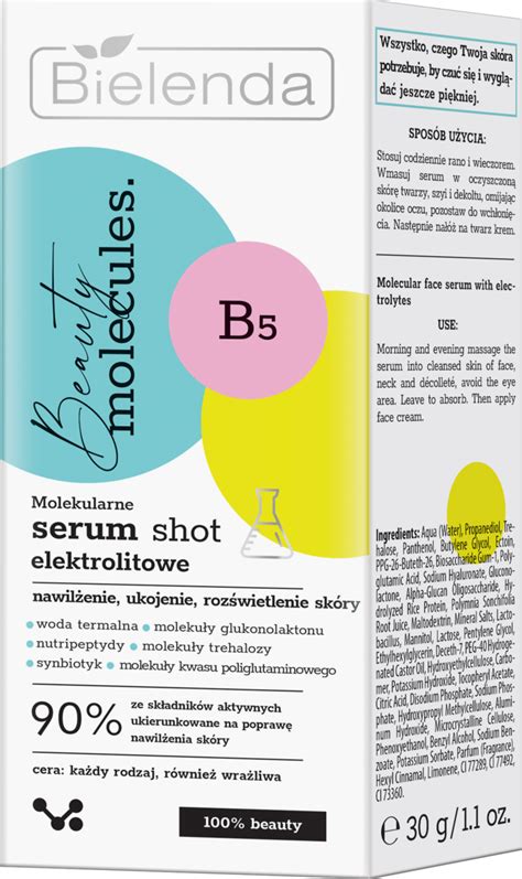 BIELENDA, Beauty Molecules. , serum, elektrolitowe, molekularne, 30 g ...