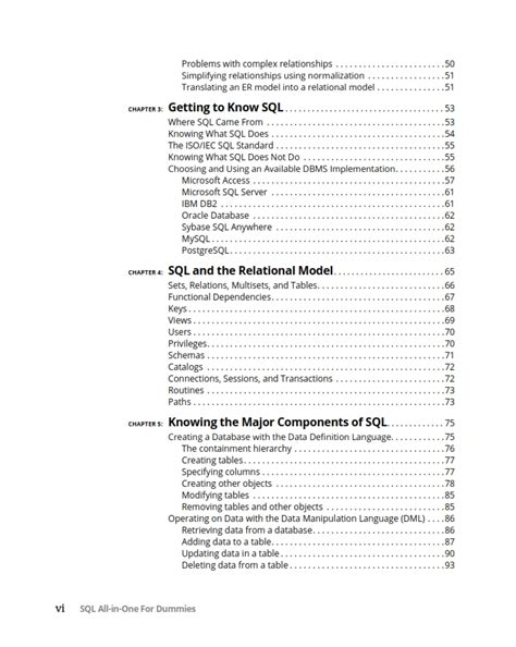 Sql All In One For Dummies 4th Edition