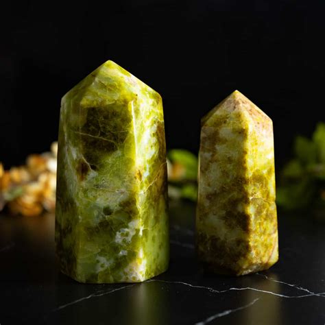 Green Opal Crystals