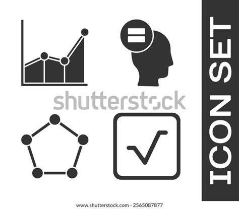 Set Square Root Graph Schedule Chart Stock Vector Royalty Free
