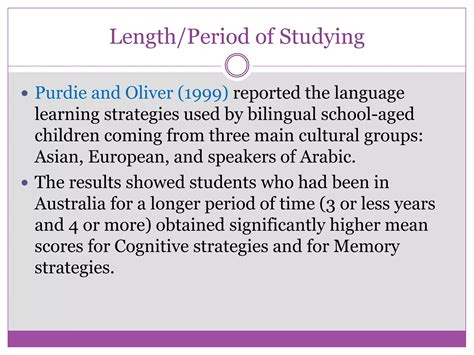 Factors Affecting Language Learning Strategies Ppt