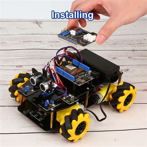 Esp32 Smart Robotics Car Starter Kit Tank Track And Waterball Launcher Expansion Pack