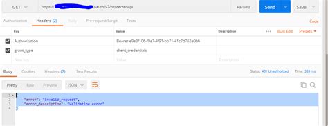 Getting Invalidrequest While Accessing Oauth Manager Layer7 Api Management