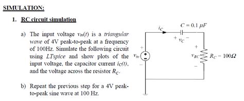 Solved A The Input Voltage Vin T Is A Triangular Wave Of Chegg