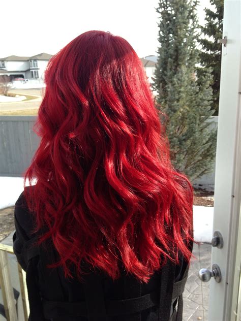 Red Hair With Special Effects Nuclear Red Colore Capelli Rossi Idee