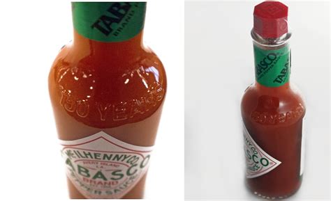 Label A Bottle Of Tabasco