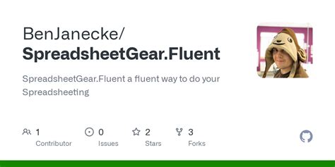 Github Benjaneckespreadsheetgearfluent Spreadsheetgearfluent A