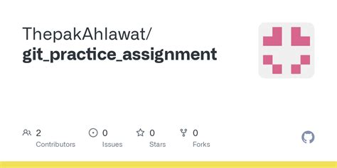 Github Thepakahlawatgitpracticeassignment