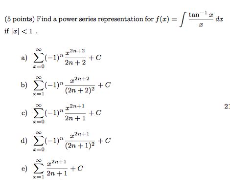Solved Find A Power Series Representation For F X Chegg