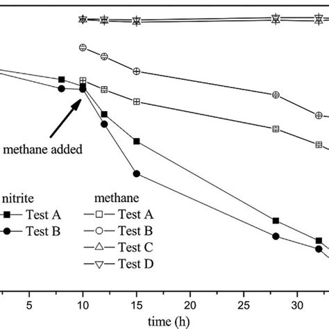 The Methane Oxidation And Nitrite Reduction Activities Of The Culture