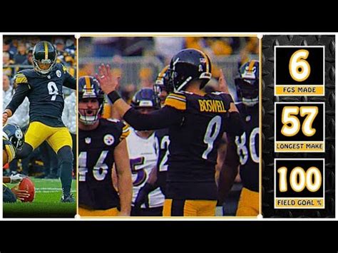 Chris Boswell With His Kick Six Made Nfl History On Sunday Nfl