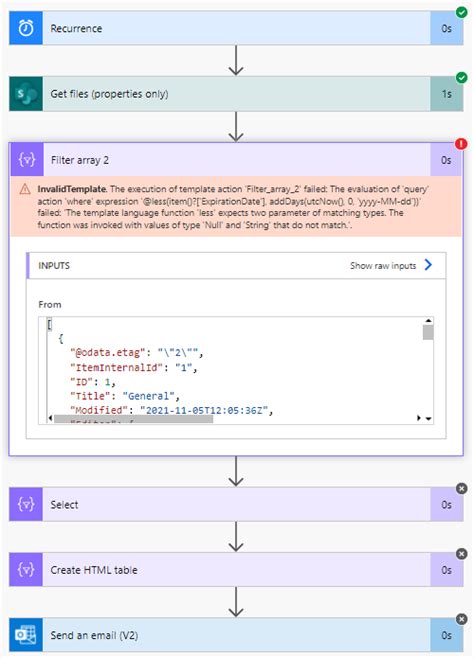 Filter Array Pulling Null Value Power Platform Community