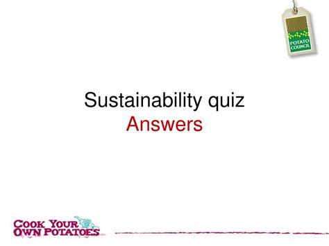 Ppt Sustainability Quiz Powerpoint Presentation Free Download Id 2474644