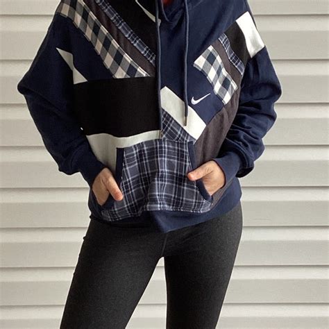 Patchwork Hoodie Etsy