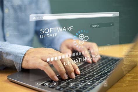 Update Software System Concept Stock Photo Image Of Mobile Information