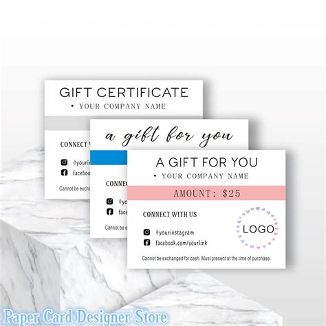 Voucher Certificate Template