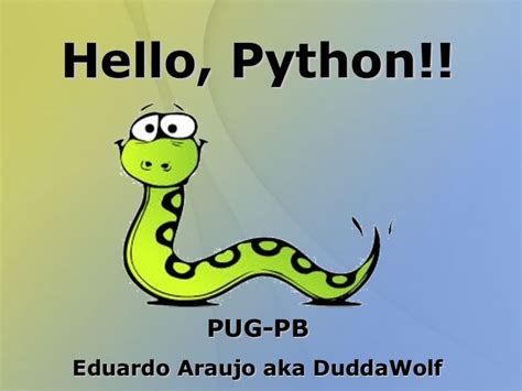 Hello Python