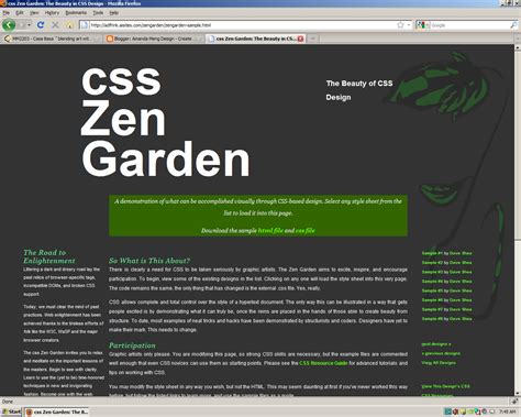 Amanda Meng Design Final Css Zen Garden Site