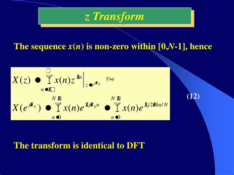 Ppt Z Transform Properties Filter Design And Stability Powerpoint Presentation Id