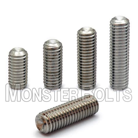 M3 050 Cup Point Socket Set Screws 45h Alloy Zinc Bake Cr3