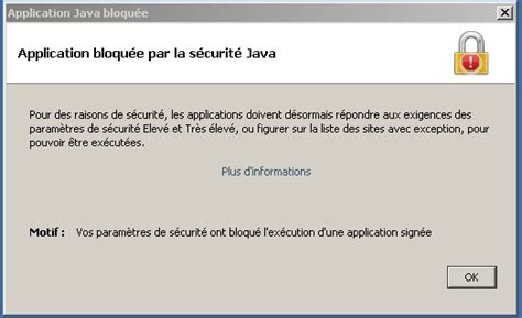 Signed Application Blocked By Java Security Settings Stack Overflow