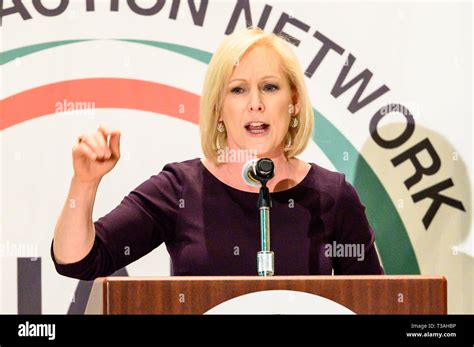 Us Senator Kirsten Gillibrand D Ny Seen At The National Action