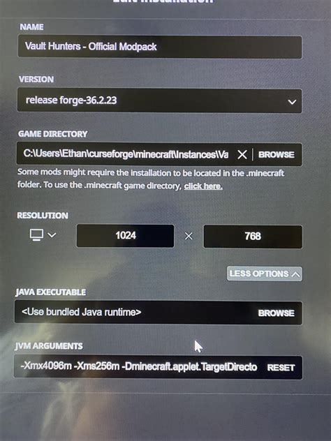 How Can I Allocate More Ram Also Do I Need A Certain Forge Install For It To Work R