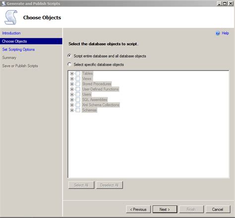 Sql Server How To Export A Tables Schema To Another Database