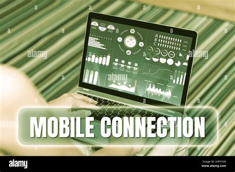 Conceptual Caption Mobile Connection Business Concept Secure Universal