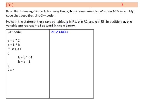 Solved Read The Following C Code Knowing That A B Chegg