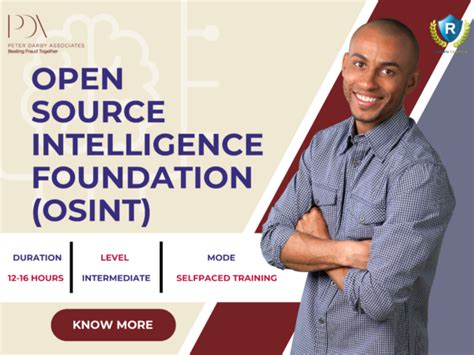Open Source Intelligence Osint Foundation Course Riskpro Management Consulting P Ltd