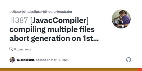Javaccompiler Compiling Multiple Files Abort Generation On 1st Class
