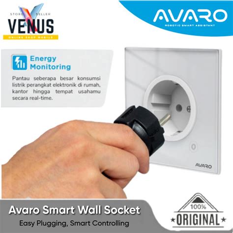 Jual AVARO SMART POWER SOCKET PLUG ADAPTER COLOKAN LISTRIK STOP KONTAK Jakarta Selatan Venus