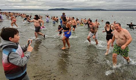 Thousands Take The Polar Bear Plunge For 2025 New Years Day Westside