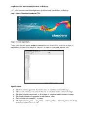 Manual Matrix Multiplication Pdf Mapreduce For Matrix Multiplication On Hadoop Let S Solve