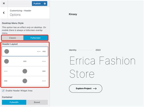 Editing Header Kinsey